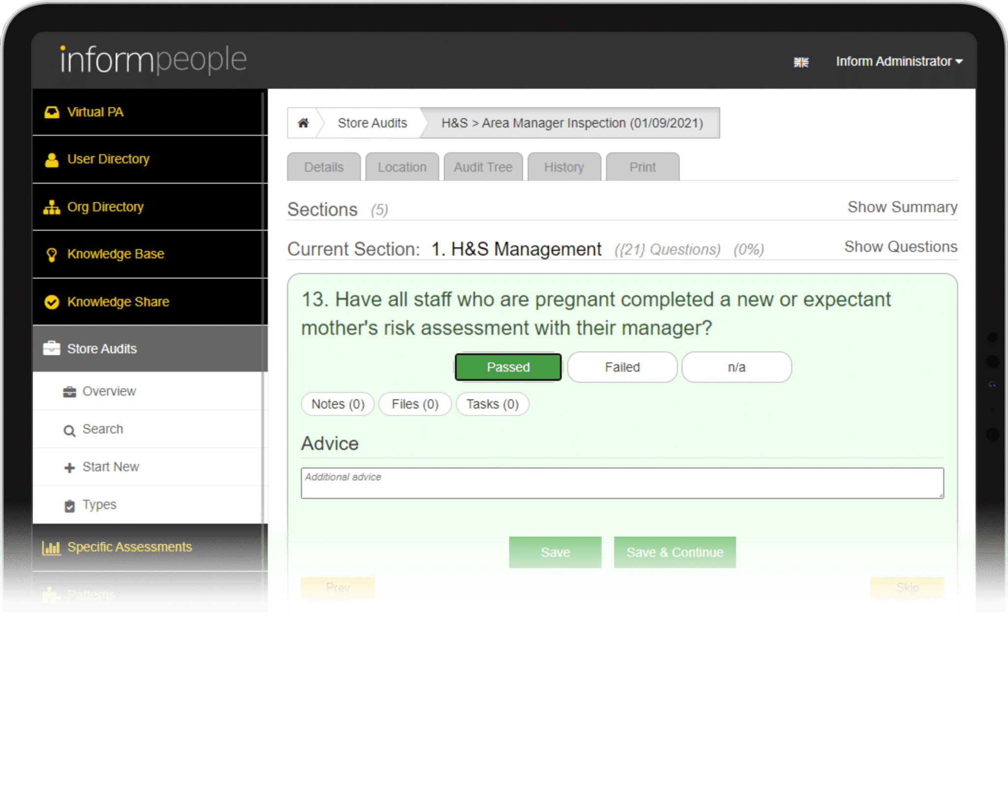 Hospitality - Inform People