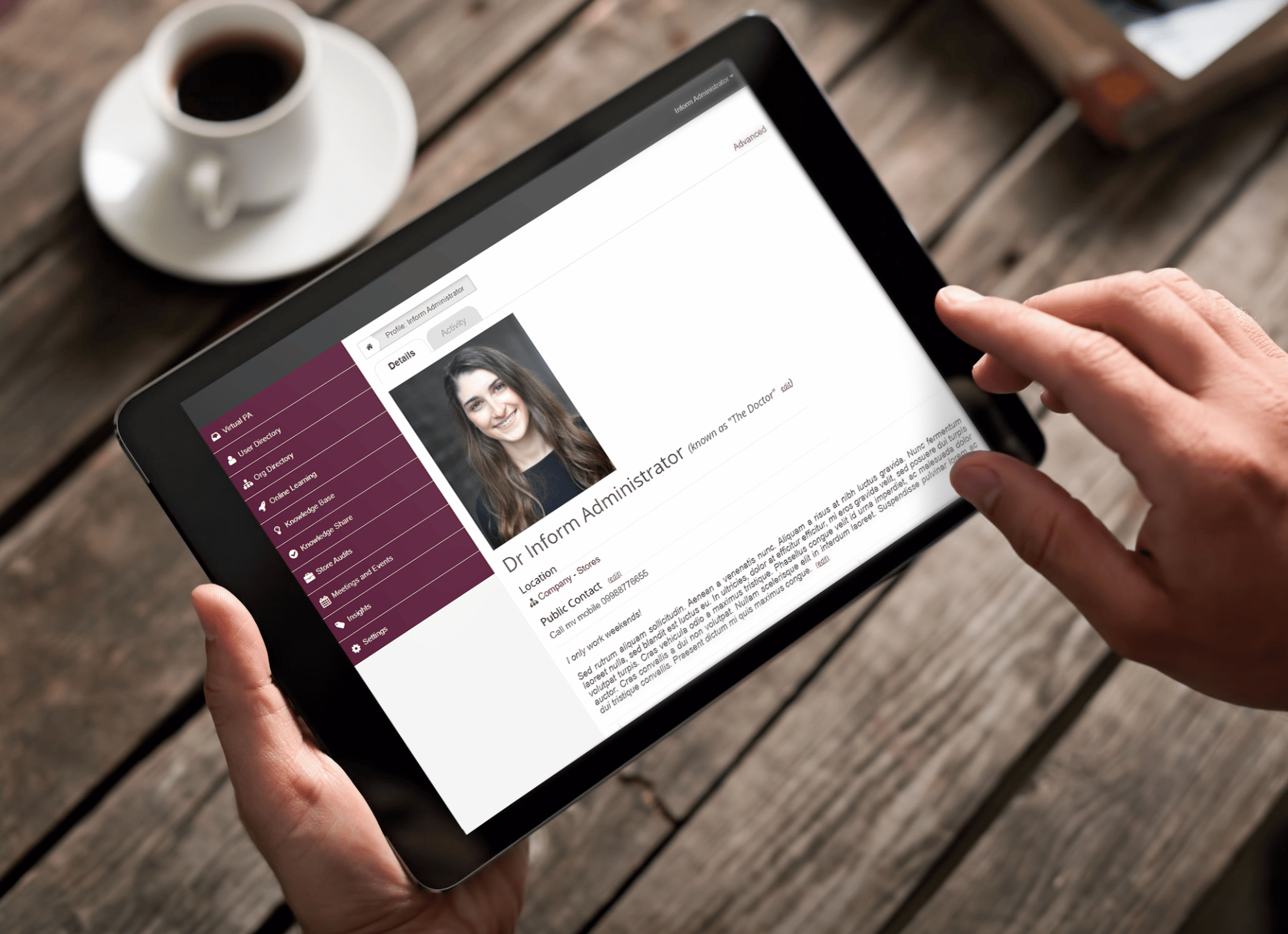 Profile - Inform People