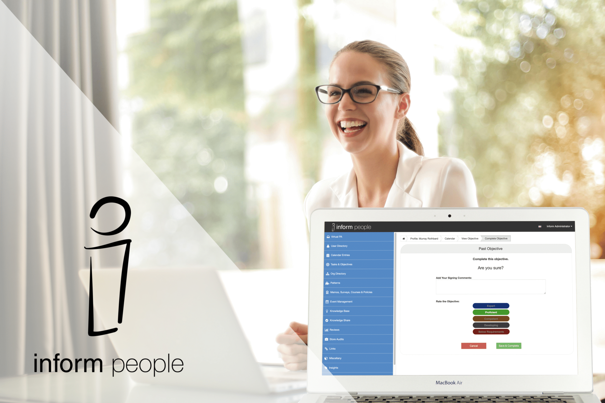 Entries, Tasks and Objectives - Inform People